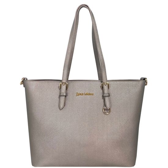 Sac à main shopping anses longues - Marron metallic - SL0014 Marron metallic - Cdiscount ...