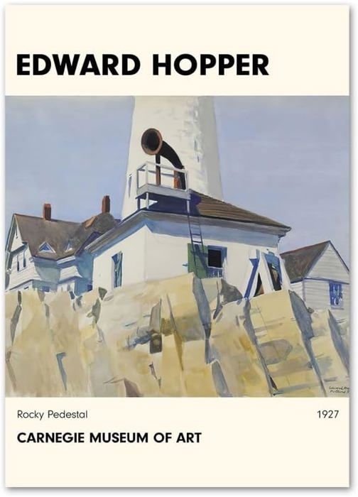 Edward Hopper Exposition Prive Moderne Mur Art Toile Peinture Nordique ...