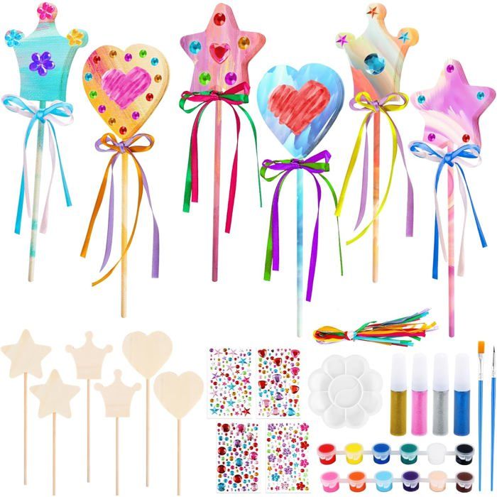 Baguette magique DIY-Baguette magique en bois pour enfants- Baguettes ...