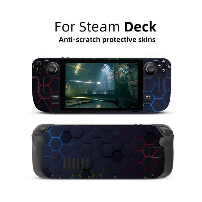 Tapez 6-Cyberpunk Skin Vinyl pour console Steam Deck, ensemble complet ...
