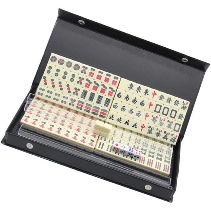 1 Set Set Portable Mahjong Mahjong Portable Mahjong Set Ensembles De ...