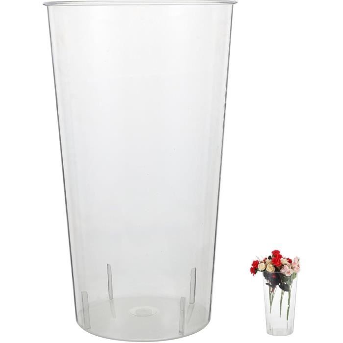 Grand Seau À Fleurs Réveil Seau À Fleurs En Plastique Transparent Vase ...