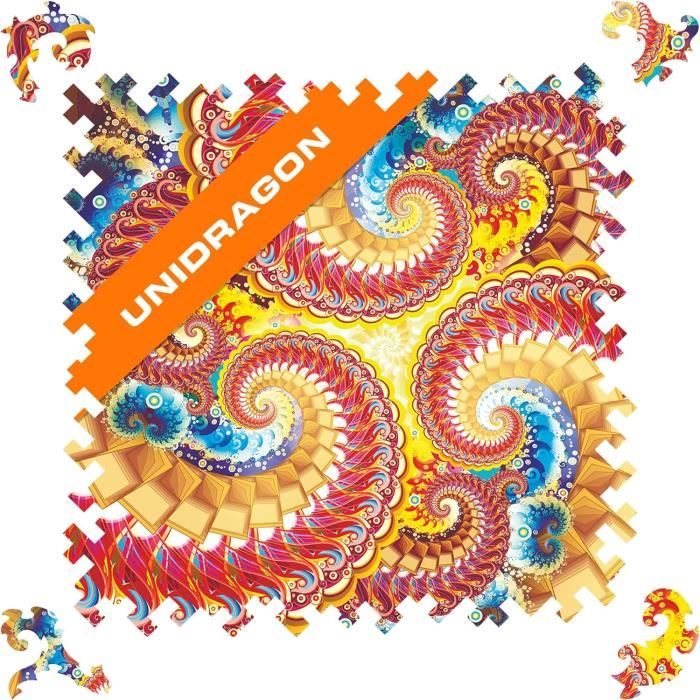Unidragon Original Puzzle En Bois - Immersion Fractale Brise-Pensée ...