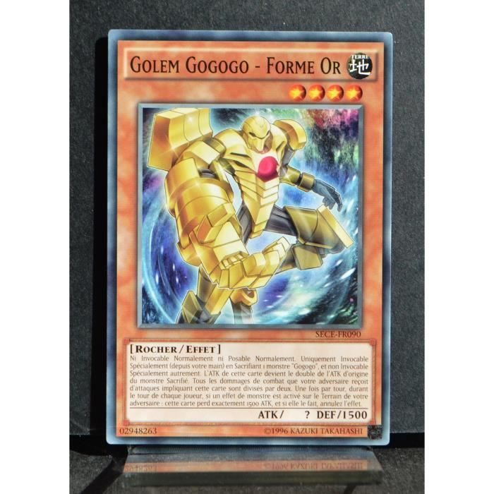 Carte YU-GI-OH SECE-FR090 Golem Gogogo - Forme Or NEUF FR - Cdiscount ...