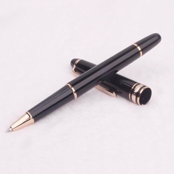 Stylo,Stylo à bille de luxe MB Mon Meisterstvck,en résine noire,Blance,à bille,pour l'écriture ...
