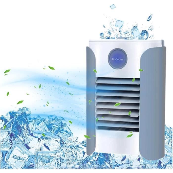 Climatiseur Mobile Et Silencieux Usb,Avec Fonction Haut-Parleur Bluetooth Air Climatiseur ...