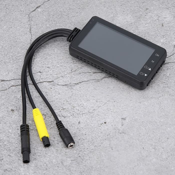 MAG Caméra double 720P avec écran LCD de 3 pouces pour les motos ...