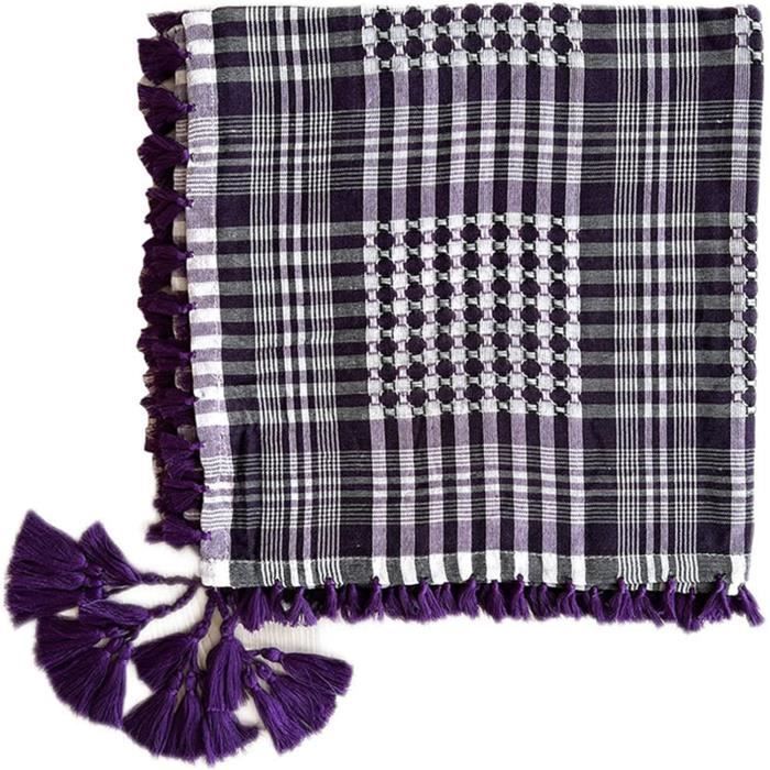 Shemagh Foulards Keffiyeh Carré Motif À Carreaux Arabe Foulard ...