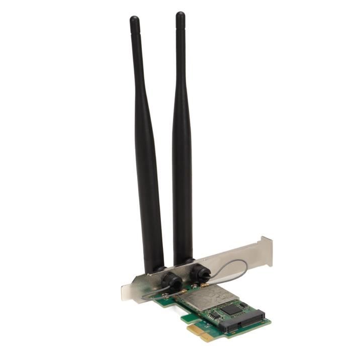Fdit carte WiFi PCIE 512AN MMW 300Mbps 2.4GHz 5.0GHz Mini PCIE carte ...