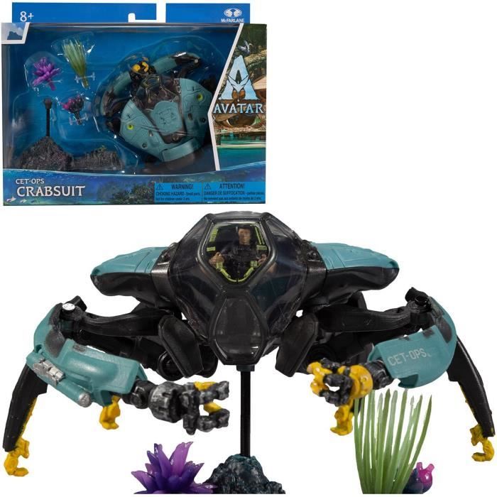 Figurine articulée Avatar 2 The way of water - Coffret deluxe Crabsuit ...