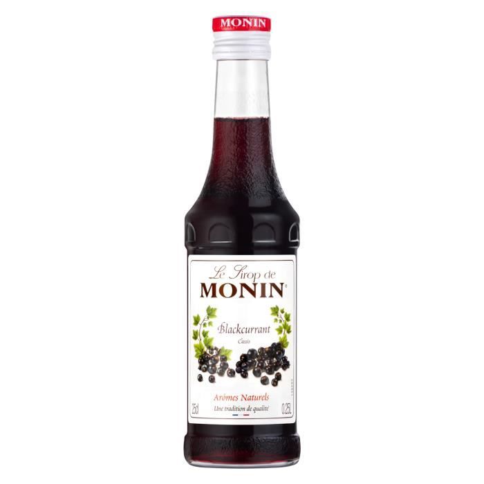 MONIN Sirop Goût Cassis - 25 cL - Cdiscount Au quotidien