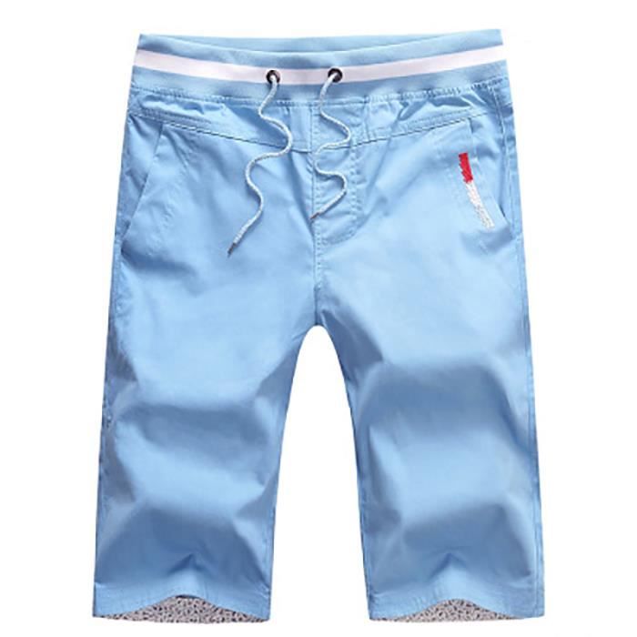 Short homme Mouvement de la mode d'été short homme Simple et ...
