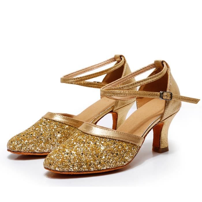 Sandale Mode féminine valse chaussures de danse moderne salle de bal ...