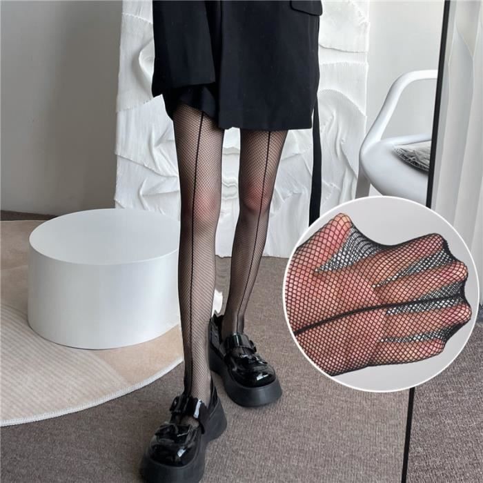 Collants Lolita en résille pour fille, Style japonais, mignon Kawaii ...