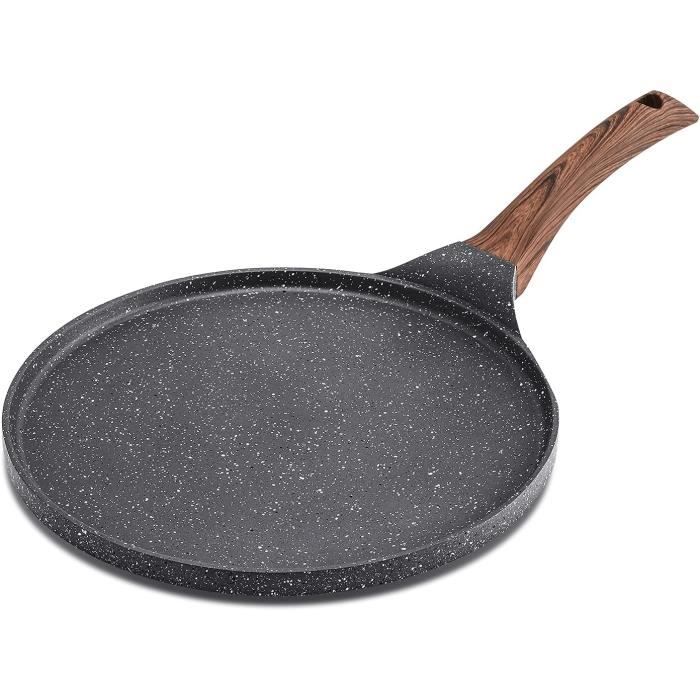 SENSARTE Poêle à Crêpe Antiadhésive, 26cm Poêle à Dosa de à Revêtement ...