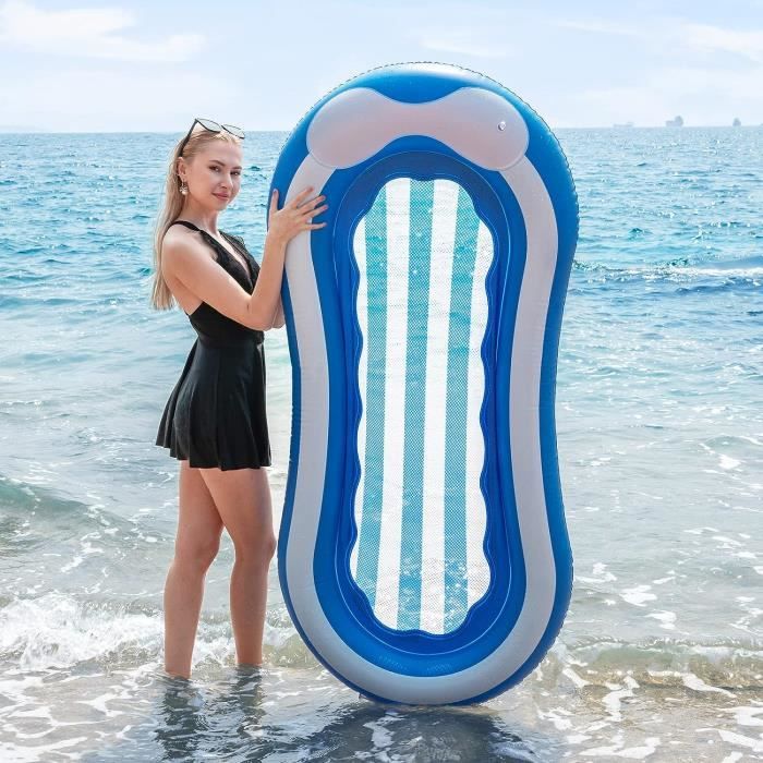 Hamac Gonflable Piscine,Matelas Flottant,Bouée Piscine D'Eau Fauteuil ...