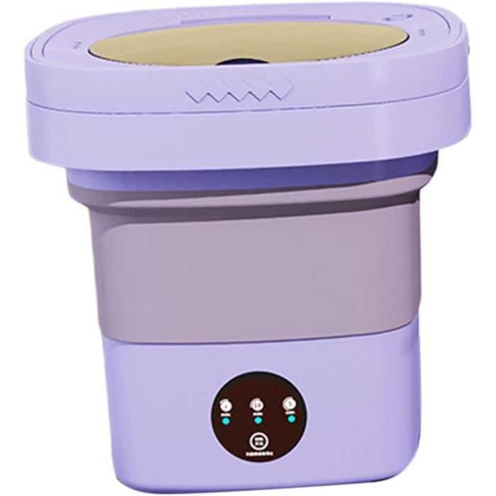 Lave-Linge Pliable Mini Machine À Laver Seau Pliable Laveuse Auto Mini ...