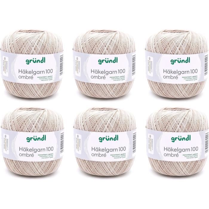 Fil Spécial Crochet 100 Uni (Laine À Tricoter, Set À Crocheterfil De ...