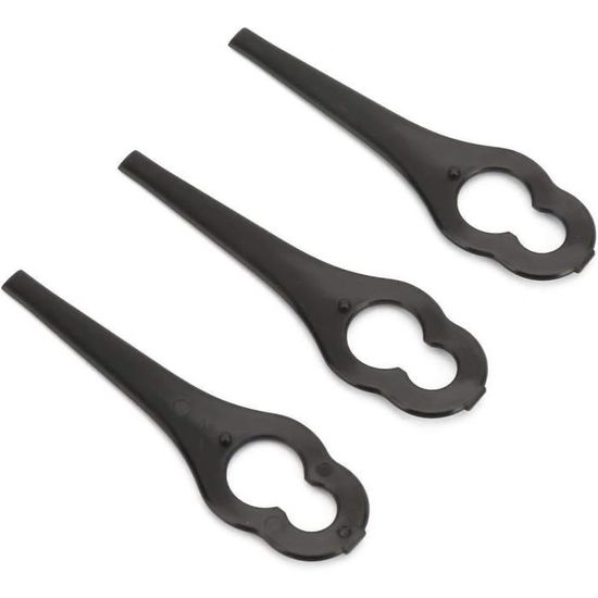 Lame de coupe d'herbe, pièces de tondeuse à gazon de lames de coupe-herbe 50pcs pour BOSCH ALM ...