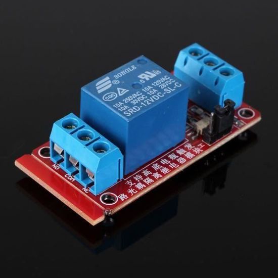 XX 1-Channel 12V Relay Module Relais H-L LEVEL Triger Optocoupleur pour ... XX 1-Channel 12V Relay Module Relais H-L LEVEL Triger Optocoupleur pour ...