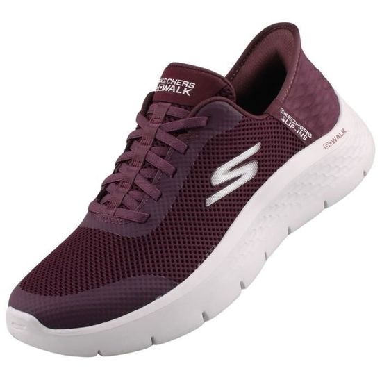 Baskets - SKECHERS - Hands Free Slip-ins™ - Femme - Rouge - Confort ...