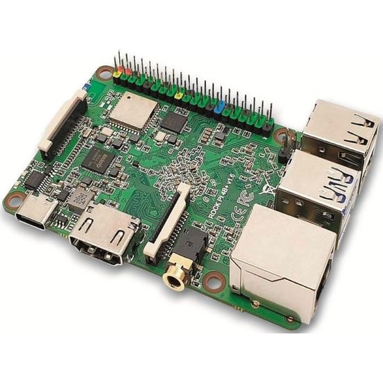 Raspberry Pi 4 Rock Model B 2GB/16G eMMc - RKPI-4-2GB-16 - Cdiscount ...