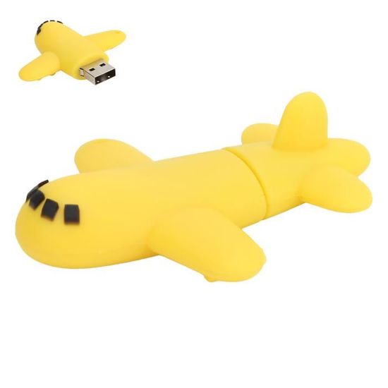 WIP-Pilote Flash Memory Stick USB 2.0 Port U Disk Cartoon Airplane Plug ...