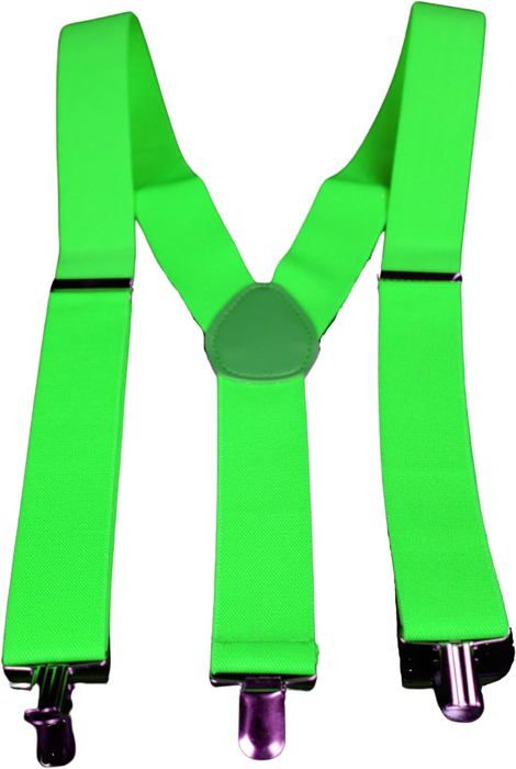 Bretelles Fluo Néon-Réglables-Qualité Premium-Accessoire Fluorescent ...