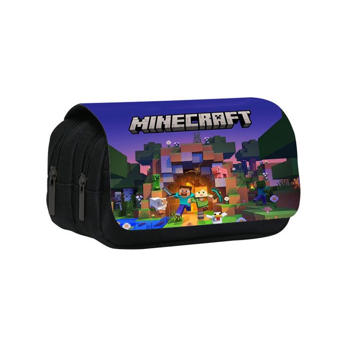 Trousse Crayons Minecraft Animé Trousse Scolaire Boîte à Stylo Grande ...