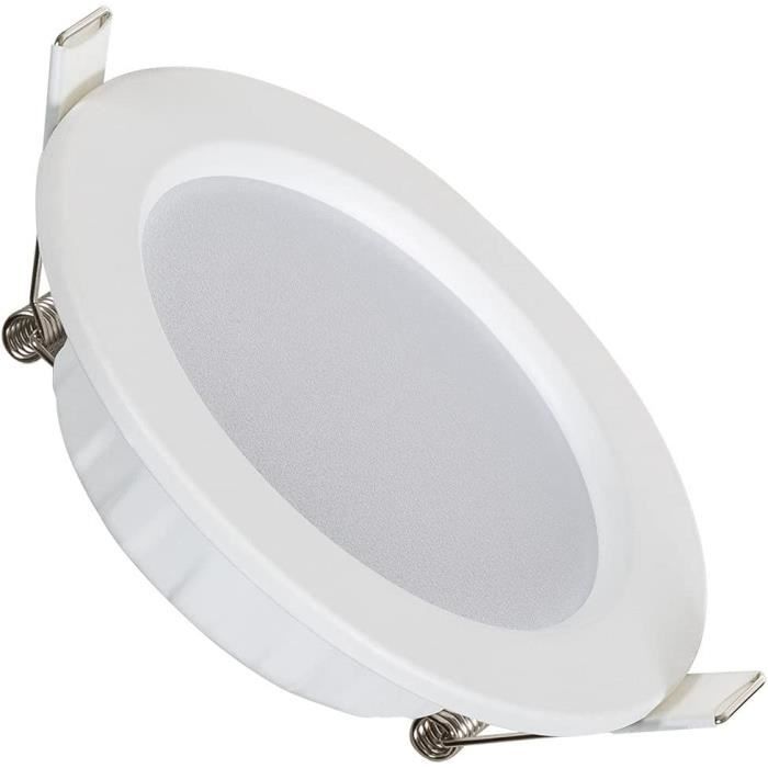 Dalle Led Downlight Spot Encastrable Ronde Dimmable Slim 3W Ø75Mm Blanc Froid 6000K - 6500K ...