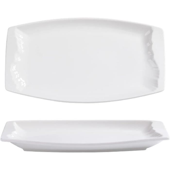 Assiettes À Dîner Assiette À Dîner Rectangulaire En Céramique Grande ...