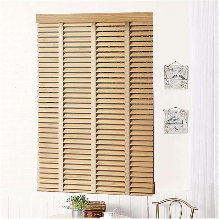 Stores Vénitiens En Bois Massif, Stores Enrouleurs En Bambou Filtrant ...