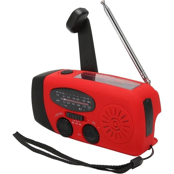 Radio Am-Fm, Charge Usb Charge Solaire Am-Fm Noaa 3 Méthodes De Charge ...