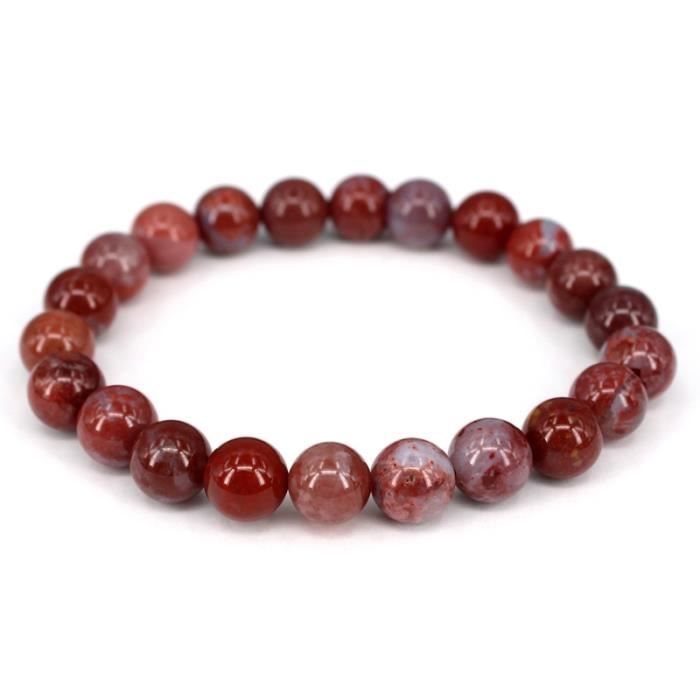 18 cm - Agate du Portugal - Bracelets En Pierre Naturelle De Guérison ...