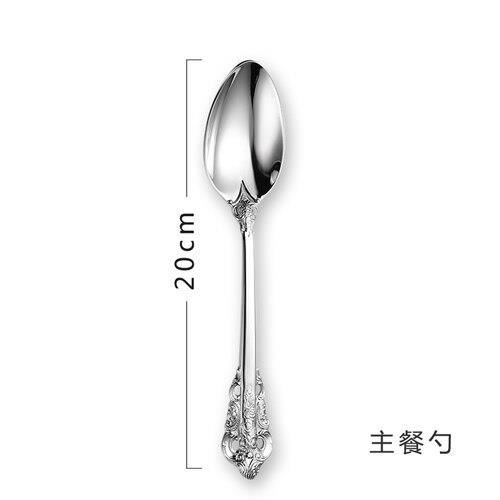 Services de table,Ensemble De couverts De luxe en acier inoxydable ...