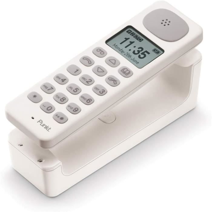 Téléphone Fixe Sans Fil Design,Dect,Analogique,Avec Répondeur Intégré ...