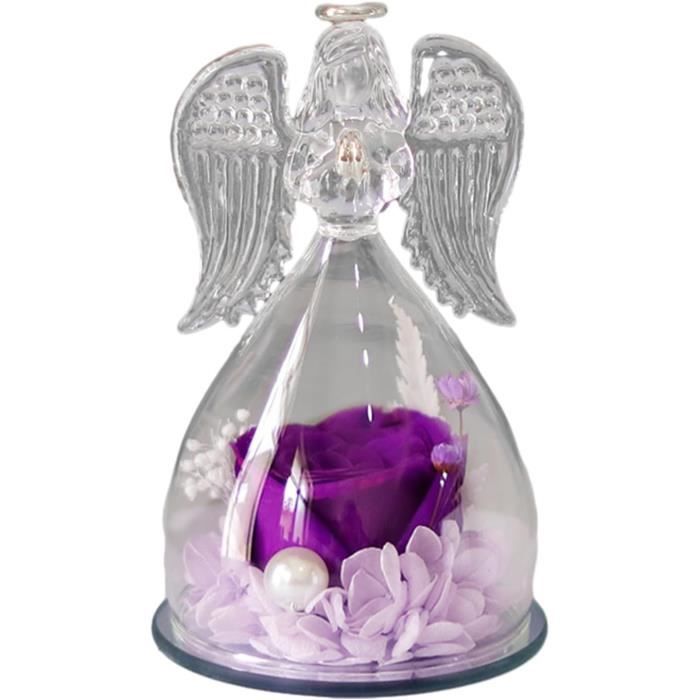 Figurine Ange Rose | Dôme De Fleur D'Ange | Rose En Forme D'Ange En ...