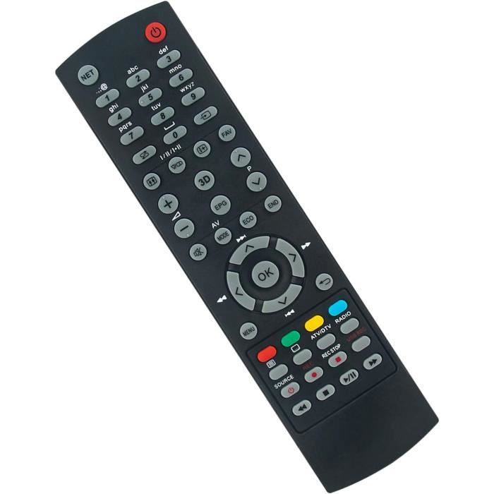 GB067WJSA Télécommande remplacée -- Fit pour Sharp Aquos TV GB067WJSA télécommande LC-39LE651E ...