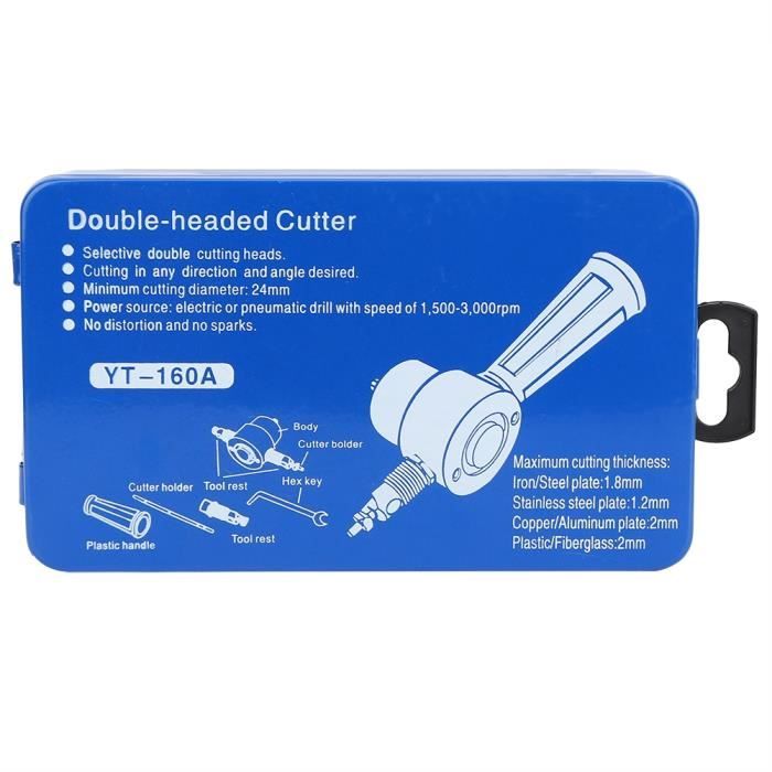 Cikonielf Coupeur de tôle Coupe-trou de tôle pratique, excellent outil ... Cikonielf Coupeur de tôle Coupe-trou de tôle pratique, excellent outil ...