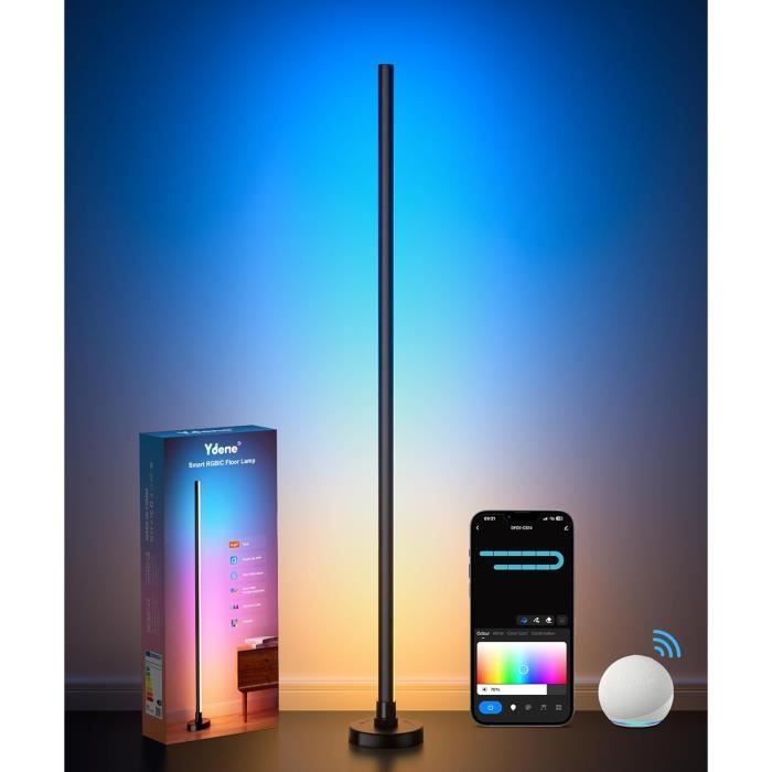 Rgb Lampadaire Led Sur Pied Salon Wifi Lampadaire Chambre Lampe Ambiance Onctionne Avec Alexa ...