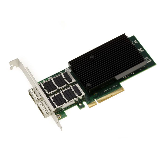 Carte PCIe réseau LAN 40G Fibre QSFP+ 2 Ports avec Chipset MELLANOX X-3 ...