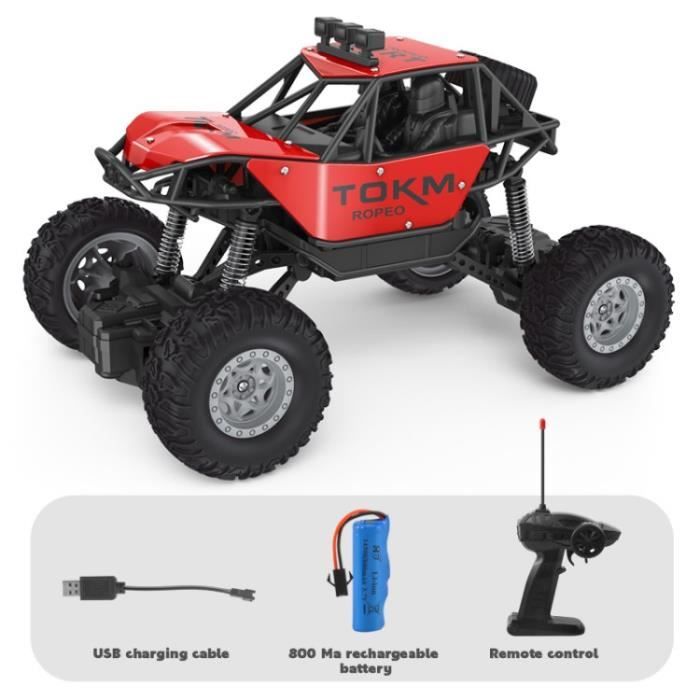 Voiture RC 4 canaux à l'échelle 1:18 20 km-h Escalade Véhicule tout-terrain Télécommande Voiture ...