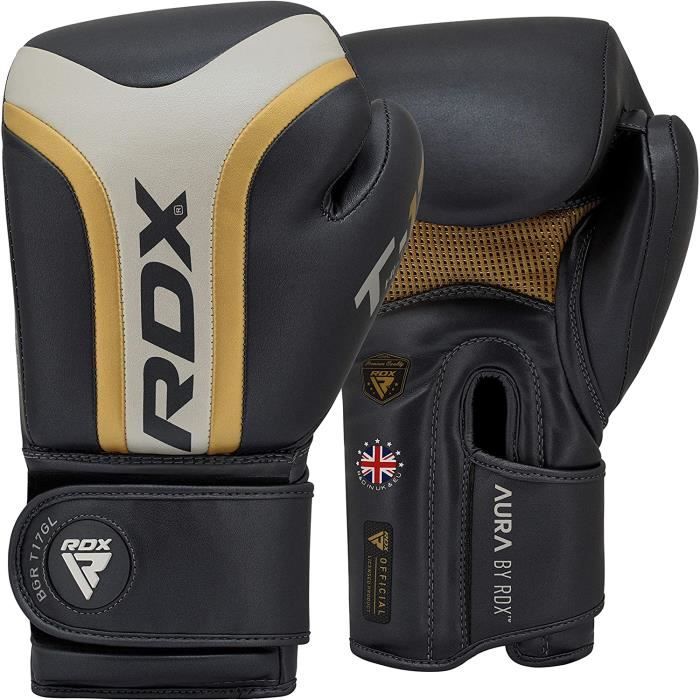 Gants de boxe RDX pour la formation Muay Thai, gants en cuir Maya Hide ...