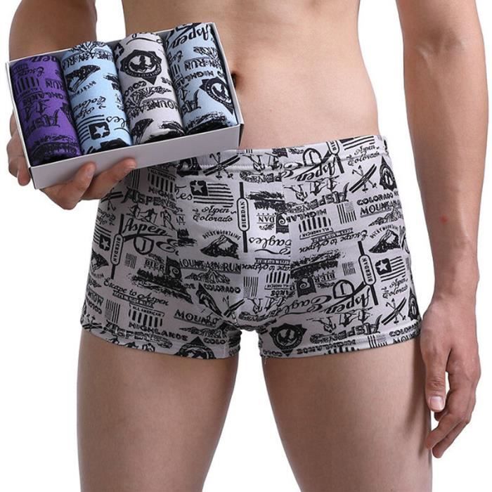Boxer-shorty - Non spécifié - Lot de 4 culottes imprimées - Sans ...