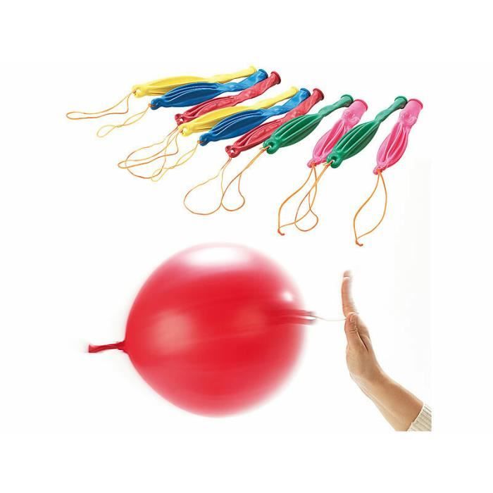Ballon Punch XXL - PLAYTASTIC - Lot de 10 - Rouge - Élastique - Mixte ...