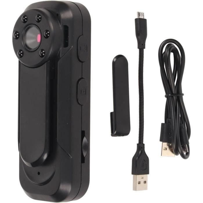 Caméra Petit Corps, Caméra Vidéo De Poche Portable Vision Nocturne ...