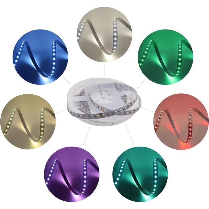 Astraled - Bande Led Professionnelle Rgbw (Rgb+ Blanc Naturel) 5050 24 ...
