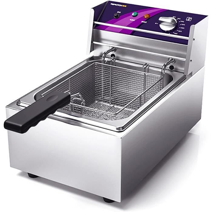 Friteuse, Friteuse Électrique Professionnelle En Acier Inoxydable De ...