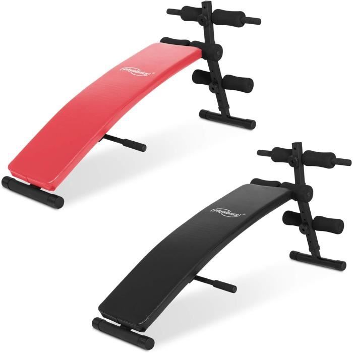Physionics Banc à Abdominaux - Pliable, Réglable en Hauteur à 5 ...