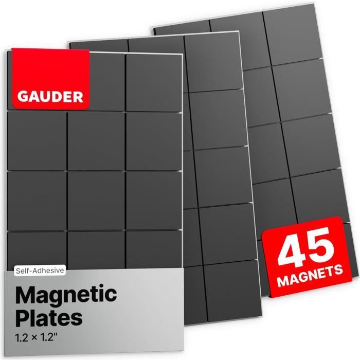 GAUDER Plaques magnétiques Autocollantes Grandes Aimants Autocollants ...